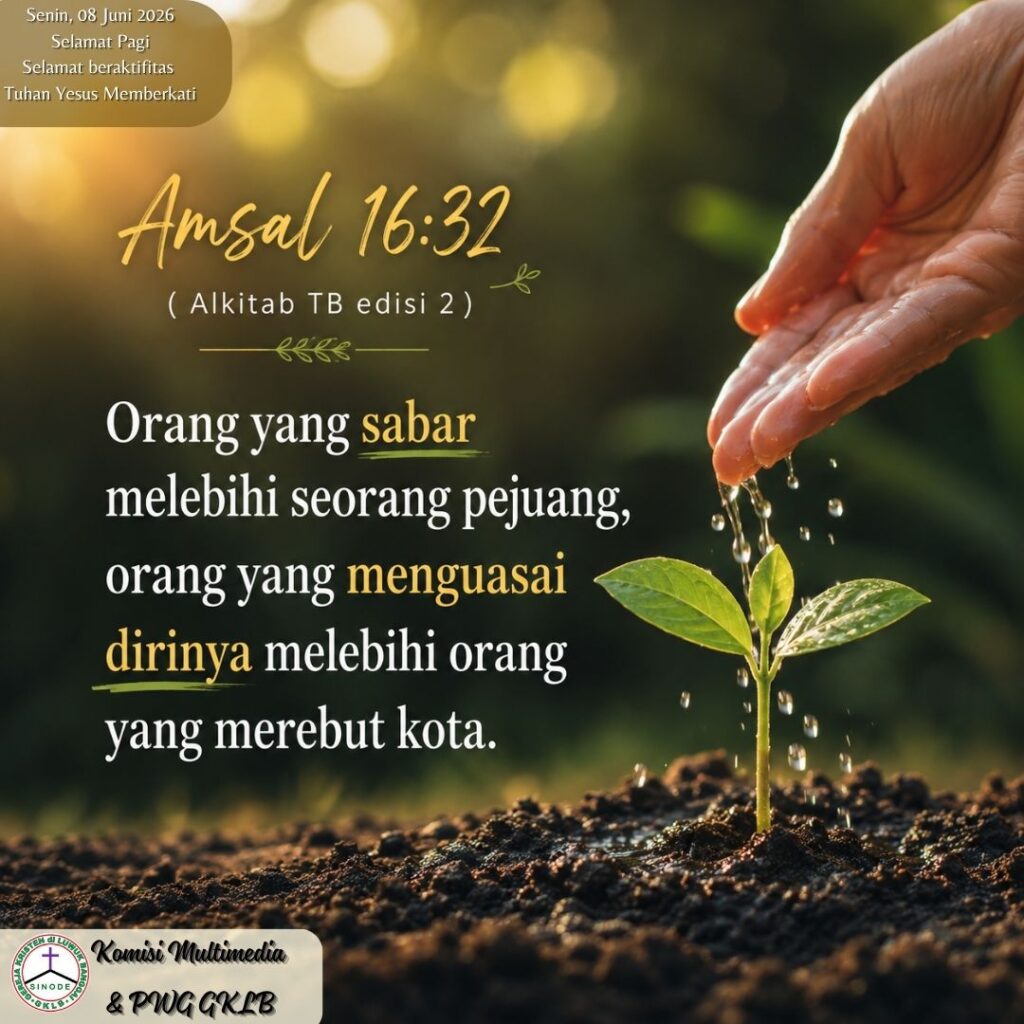 Renungan harian Senin, 8 Juni 2026 - SINODE GKLB